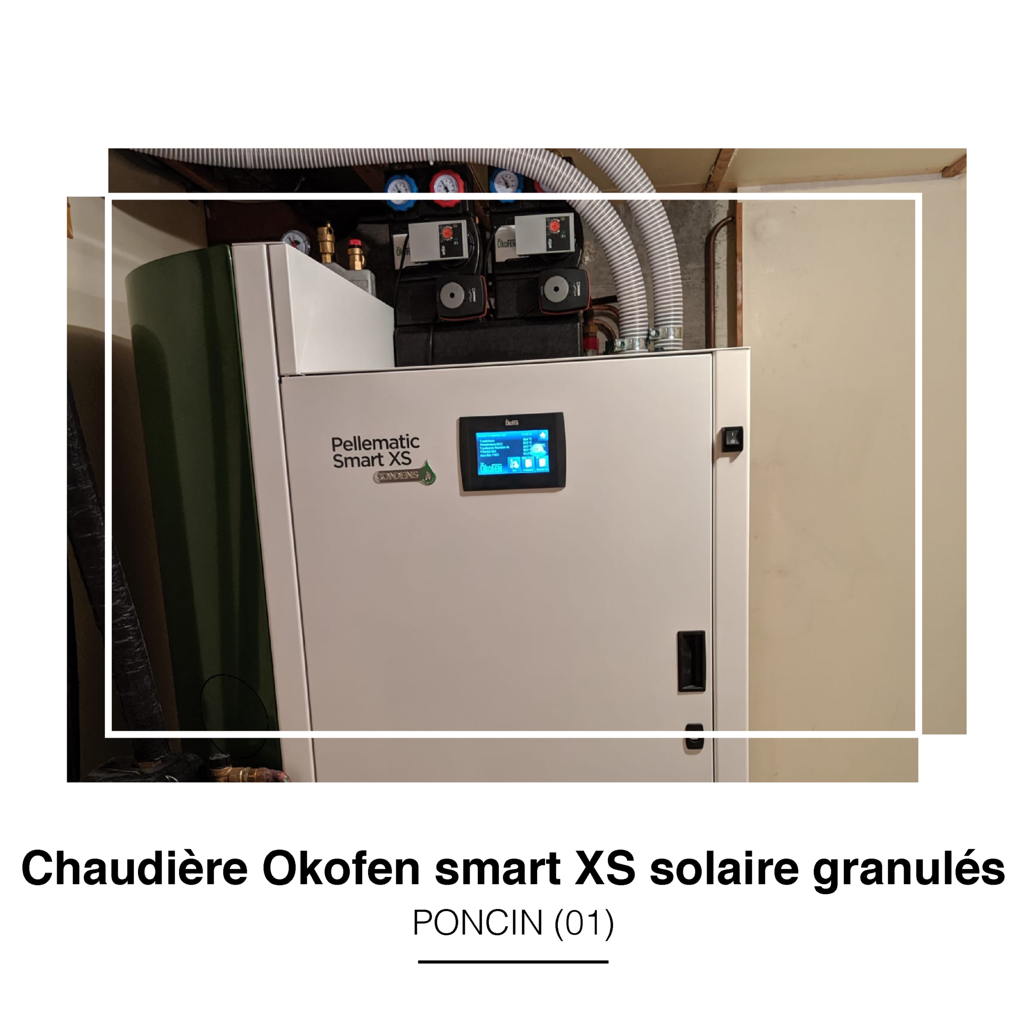 Chaudière Okofen smart XS solaire granulés - Ainnov Energies